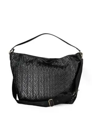 MARIO VALENTINO Quilted Logo-plaque Tote Bag
