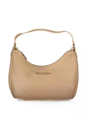 MARIO VALENTINO Blossom Re Pebbled-texture Logo-detail Tote Bag - Neutrals