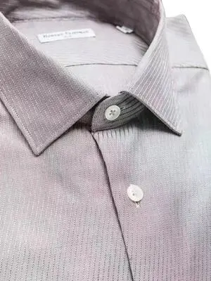 ROBERT FRIEDMAN Textured-weave Slim-fit Shirt