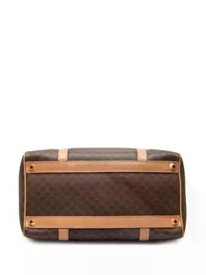 Celine 2013 Macadam Coated Canvas Boston Bag