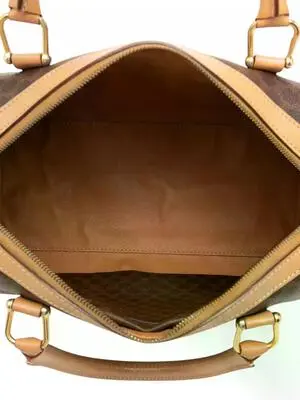 Celine 2013 Macadam Coated Canvas Boston Bag