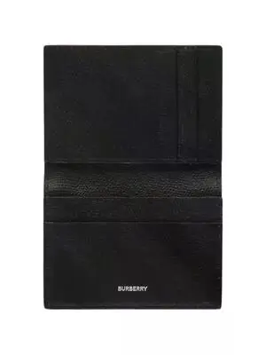 Burberry Flint Hammered Leather Card Holder