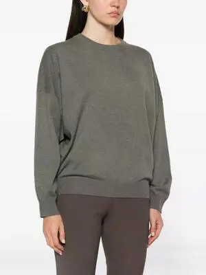 Brunello Cucinelli Crew-neck Drop-shoulder Sweater