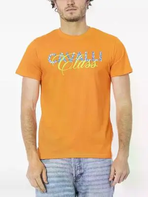 Roberto Cavalli Logo-print T-shirt - Orange