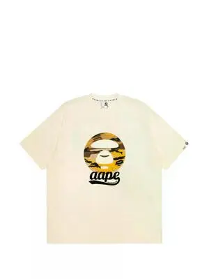 AAPE BY *A BATHING APE Moonface Graphic-print T-shirt - Black