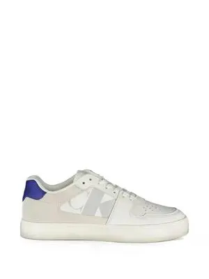 Calvin Klein Perforated Panelled Sneakers - White
