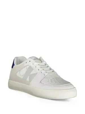Calvin Klein Perforated Panelled Sneakers - White