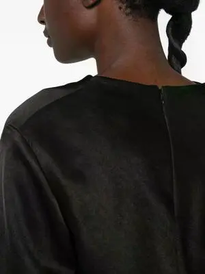 Vince Satin Cowl-neck Blouse