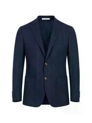 Eleventy Pinstripe-pattern Suit - Blue