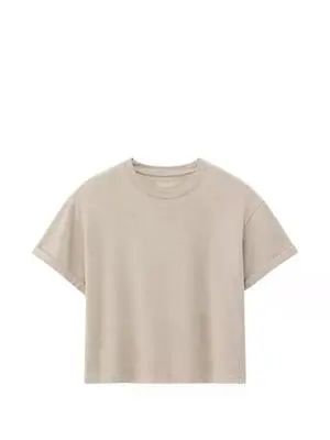 Ba&sh Rosie Rolled-cuff T-shirt - Neutrals