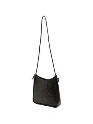 Dragon Diffusion Woven Leather Shoulder Bag
