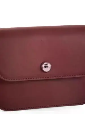 Max Mara Leather Flap Crossbody Bag