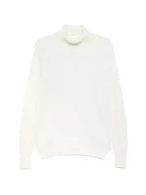 MA'RY'YA Roll-neck Sweater - Neutrals