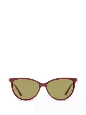 FERRAGAMO Gancini Cat-eye Sunglasses - Red