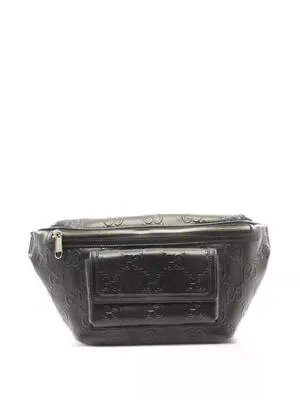 Gucci 2010s Gg Embossed Belt Bag