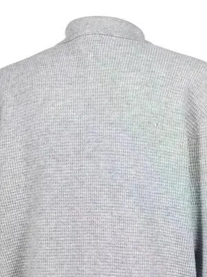 CEDARWOOD Distressed Waffle-knit Cardigan