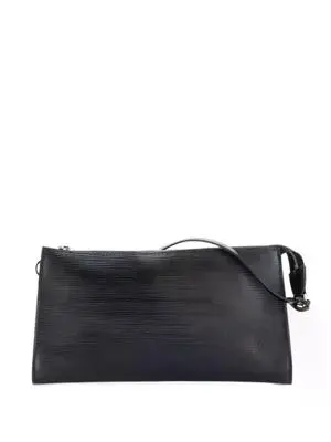 LOUIS VUITTON Pochette Accessoires Epi Leather Clutch Bag - Black