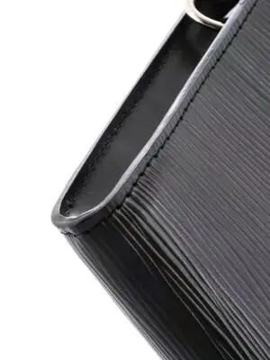 LOUIS VUITTON Pochette Accessoires Epi Leather Clutch Bag - Black