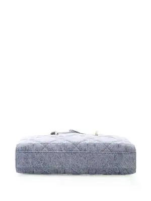Dior Lady D-joy Bag Macrocannage Quilt Denim Medium Satchel