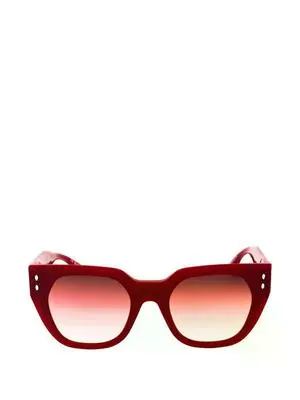 Isabel Marant Étoile Oversized Square-frame Sunglasses - Red