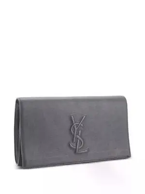Saint Laurent Belle De Jour Leather Large Clutch Bag