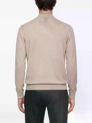 Eleventy Mock-neck Sweater - Neutrals