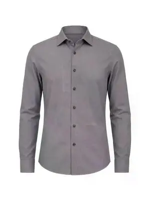 BILLIONAIRE Houndstooth-pattern Cotton Shirt