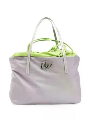 Byblos Drawstring Logo-plaque Tote Bag