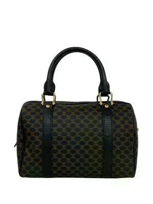 Celine 1997 Macadam Coated Canvas Handbag