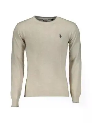 U.s. Polo Assn. Logo-embroidered Sweater - Neutrals