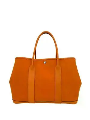 HERMÈS 2011 Toile And Negonda Garden Party 36 Tote Bag