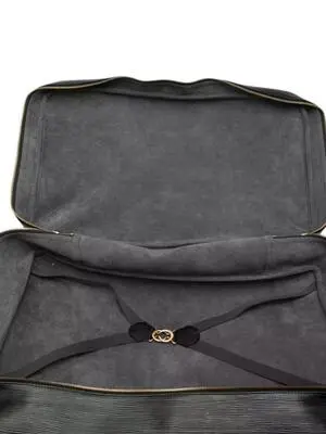 LOUIS VUITTON 1980-2015 Epi Sac Chasse Hunting Bag Travel Bag - Black