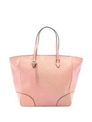 Gucci 2010s Micro Guccissima Bree Tote Bag - Pink