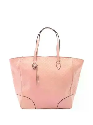 Gucci 2010s Micro Guccissima Bree Tote Bag - Pink