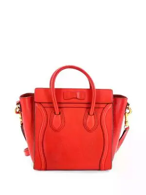 Celine Luggage Bag Grainy Leather Nano Crossbody Bag