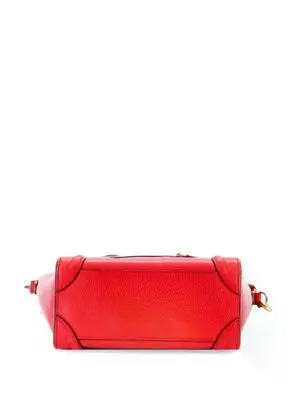 Celine Luggage Bag Grainy Leather Nano Crossbody Bag