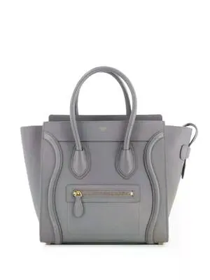 Celine Luggage Bag Grainy Leather Micro Tote Bag