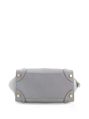 Celine Luggage Bag Grainy Leather Micro Tote Bag