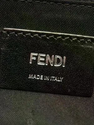 Fendi 2010-2026 Nylon Camouflage Convertible Baguette Satchel - Green