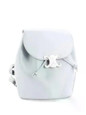 Celine Bonnie Leather Backpack - Blue