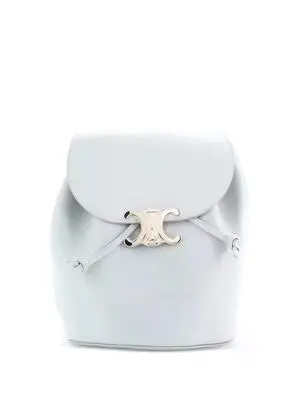 Celine Bonnie Leather Backpack - Blue