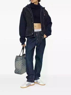 Dsquared2 Cropped Turtleneck Vest - Blue
