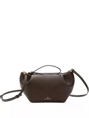 LA PORTEGNA Small Martita Leather Clutch Bag