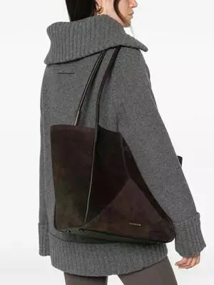 Victoria Beckham Suede Tote Bag - Brown
