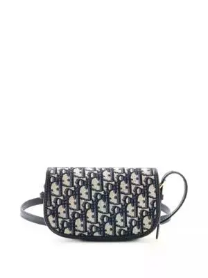 Dior Bobby Flap Bag Oblique Canvas East West Shoulder Bag