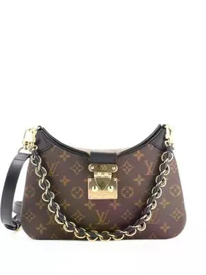LOUIS VUITTON Twinny Handbag Monogram Canvas And Reverse Monogram Canvas With Leather Shoulder Bag - Brown