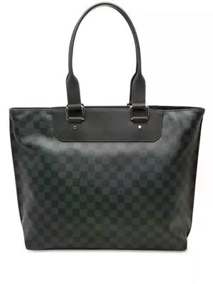 LOUIS VUITTON 2017 Damier Cobalt Cabas Voyage Tote Bag