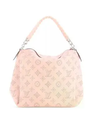 LOUIS VUITTON Babylone Handbag Mahina Leather Bb Hobo Bag