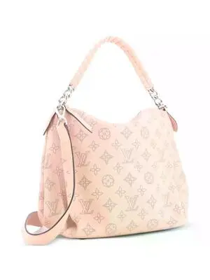 LOUIS VUITTON Babylone Handbag Mahina Leather Bb Hobo Bag