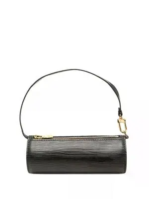LOUIS VUITTON 1990-2006 Epi Pochette Papillon Handbag - Black